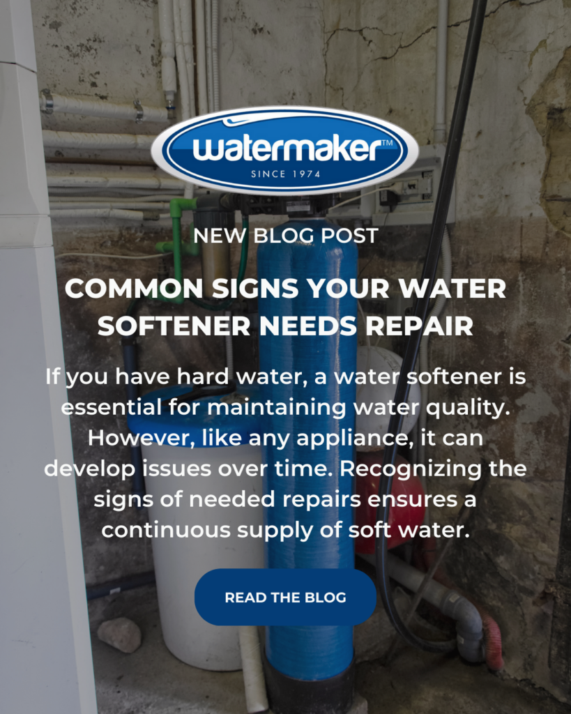 Common Signs Your Water Softener Needs Repair | Watermaker